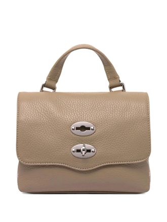 Zanellato mini sac Postina Piuma à détails de clous - Gris