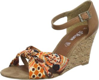 s.Oliver Damen Casual Sandalen, Braun (Brown Comb 394)