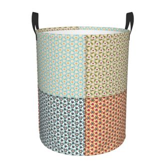 Generic Geometrisch Modern Aufbewahrungskorb Rund W&auml;schekorb Mit Henkel W&auml;scheeimer F&uuml;r W&auml;schesack Lagerung Decken