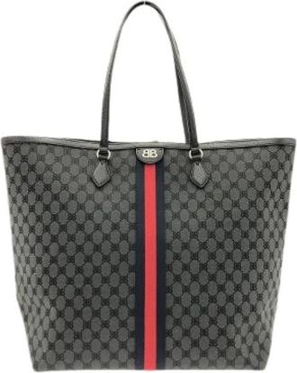 Balenciaga Pre-owned The Hacker Project Large Tote Bag - Homme - Pre-owned - Noir - Taille: ONE Size