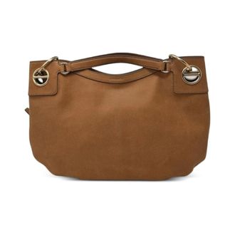 Borbonese Femme, Sacs, Brun, Taille: ONE Size Leather Handbag