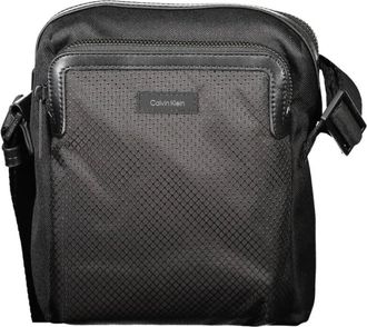 Calvin Klein Homme, Sacs, Noir, Taille: ONE Size Sac d&eacute;paule noir pour homme Style minimaliste