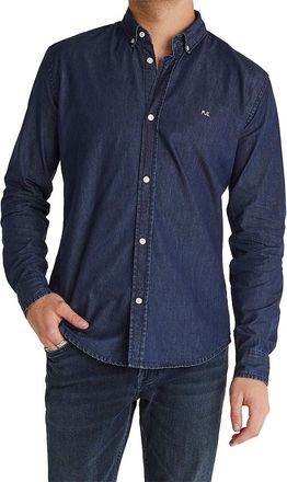 Pepe Jeans London Herren Classic Slim Shirt Hemd, Blau (Denim-6c2), XXL