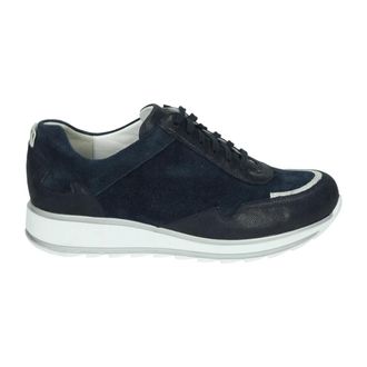 Durea Sportliche Niedrige Blaue Wildlederschuhe - - Shoes - Damen - Blau - 38 1/2 EU