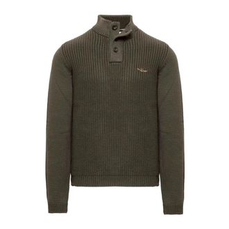 Aeronautica Ma1572Ul00409 Rollkragenpullover - - Knitwear - Herren - Grau - 2XL