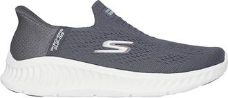 Skechers Homme Go Walk Now Sauntered Basket, Charcoal Textile/Synthetic, 43 EU