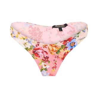 Roberto Cavalli Femme, Maillots de bain, Multicolore, Taille: 42 FR Miami Flowers Print Bikini Bottom