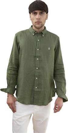 Polo Ralph Lauren Homme, Chemises, Vert, Taille: 2XL Casual Chemises