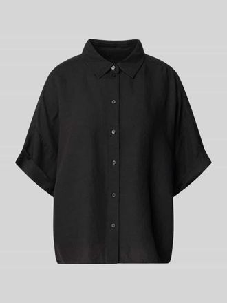 Boss Orange by Hugo Boss Regular Fit Bluse aus Leinen-Viskose-Mix Modell BISENAS