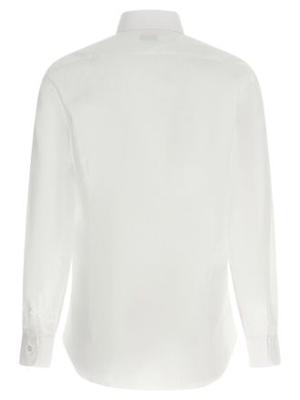 Barba Hand-Stitched Cotton Shirt - White