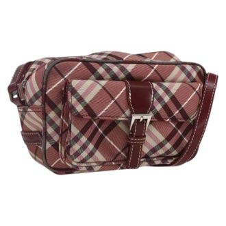 Burberry Sac bandouli&egrave;re Vintage en nylon Pre-owned - Femme - Pre-owned - Rouge - Taille: ONE Size