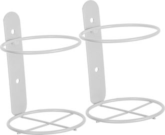 Artibetter 2 St&uuml;ck Wandh&auml;ngendes Weinregal aus Metall Wei&szlig; Einzelner Rotweinflaschenhalter H&auml;ngende Weinflaschenaufbewahrung f&uuml;r K&uuml;che und Bar Kompaktes Design E