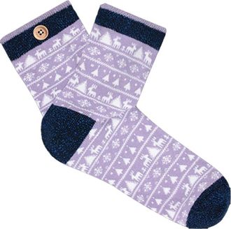 Cabaia Gemusterte Socken - Unzertrennliches Design - - Underwear - unisex - Blau - ONE SIZE