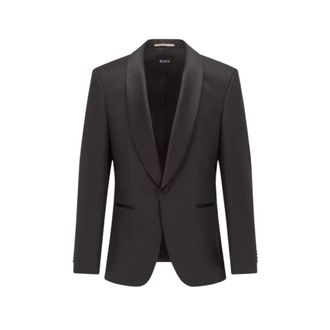 HUGO BOSS Smokin Super 120 Jacket - - Jackets - Herren - Schwarzk - M