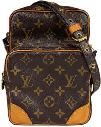 Louis Vuitton Pre-owned Toile sacs-louis-vuitton - Femme - Pre-owned - Brun - Taille: ONE Size