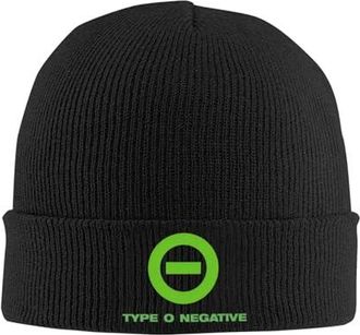 Generic Chapeau Homme, Cercle Vert avec Rectangle Horizontal Hommes, Femmes Tricot&eacute;es Unisex, Bonnet Pullover, Hiver Chaleureux Cadeau de No&euml;l