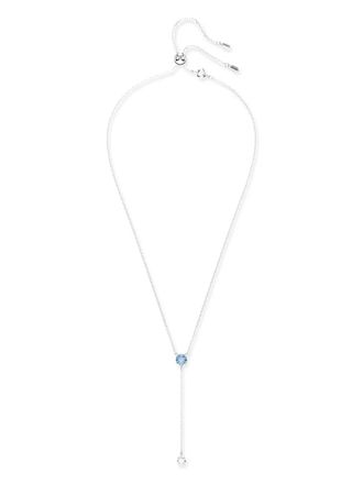 Swarovski collier Stilla Attract Y serti de cristaux - Argent