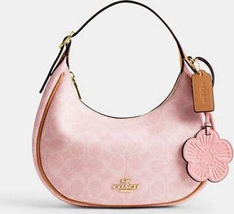 Coach Emily Schultertasche Aus Signature-Canvas Mit Anh&auml;ngern