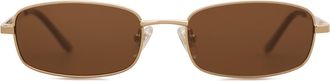 Sojos Sonnenbrille Damen Retro,Schmale Rechteck 70er 80er Vintage Trendy UV400 Sonnenbrille SJ1187