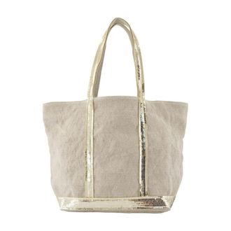 Vanessa Bruno Shopper & Totes - M Zippe Shopper Bag - Linen - Neutral - Gr. unisize - in Beige - f&uuml;r Damen