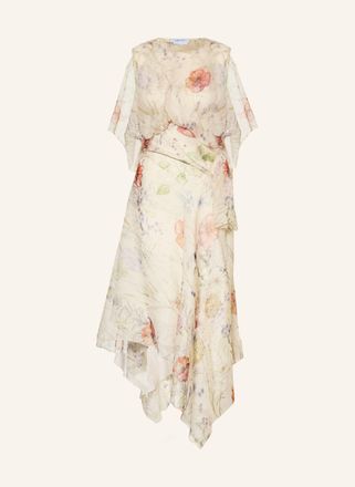 Alexander McQueen Mcqueen Seidenkleid weiss