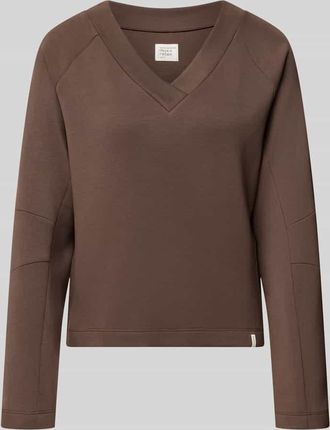 Schiesser Regular Fit Sweatshirt mit V-Ausschnitt