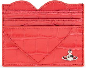 Vivienne Westwood Femme, Accessoires, Rouge, Taille: ONE Size Porte-cartes plat