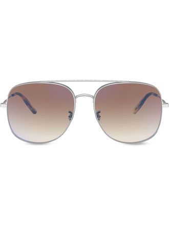 Oliver Peoples lunettes de soleil Taron - Argent