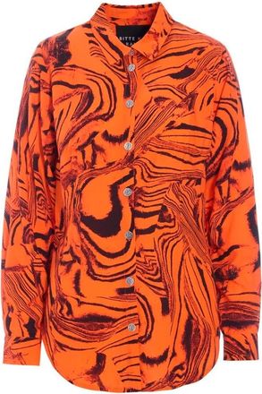 Bitte Kai Rand Femme, Blouses et Chemises, Orange, Taille: 40 FR Chemises