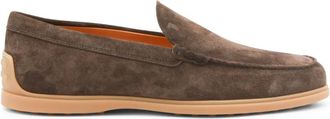 Tod's Tods Loafer - Dark Brown Leather Loafers - Gr. 10_5 - in Braun - f&uuml;r Damen