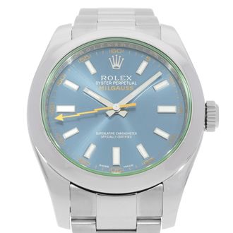 Rolex Uhren - Milgauss - Gr. unisize - in Blau - f&uuml;r Damen