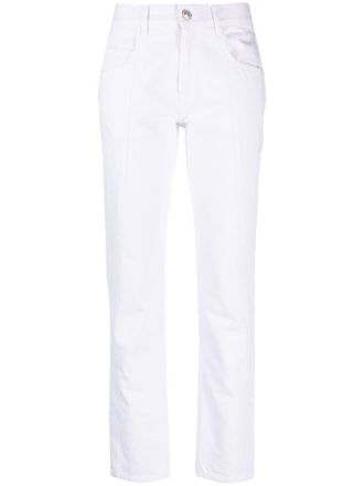 Isabel Marant jean Vikira &agrave; coupe droite - Blanc