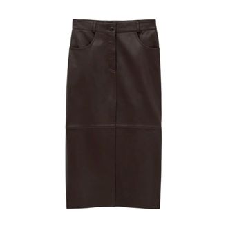 BA&SH Jupe midi Solene - Femme - Jupes - Violet - Taille: 36 FR