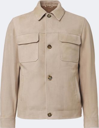 Lardini Veste blouson en daim