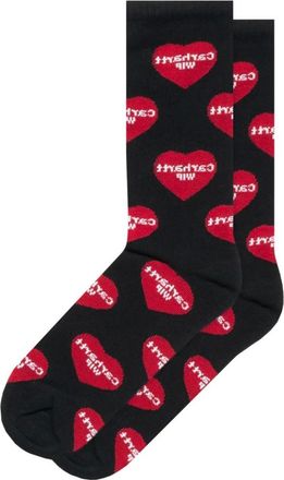 Carhartt Work in Progress Homme, Sous-v&ecirc;tements, Noir, Taille: ONE Size Heart Logo Socks