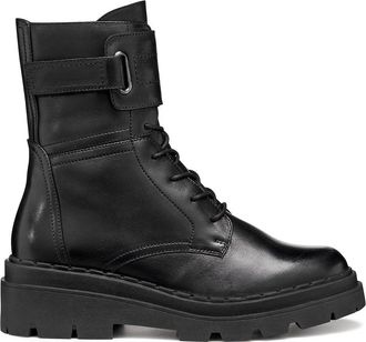 Geox Damen D FELLENY Ankle Boot, Black, 39 EU