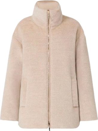 Max Mara Veste en alpaga - Femme - Vestes - Beige - Taille: 34 FR