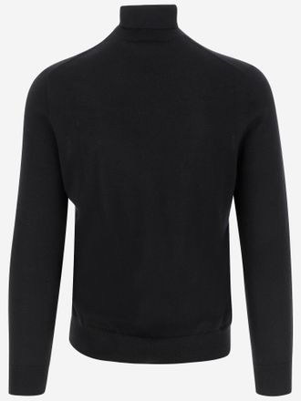 Polo Ralph Lauren Mens Wool Turtleneck Sweater Black