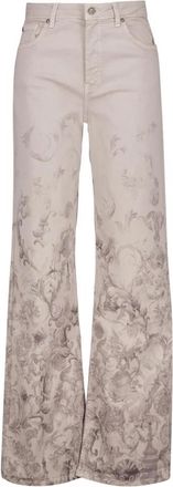 Monari Jeans mit Zierprint - - Jeans - Damen - Beige - M