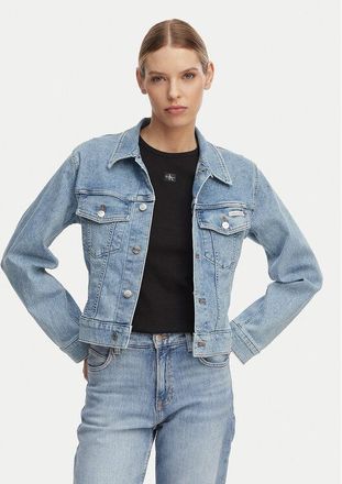 Calvin Klein Jeans Jeansjacke LV047F672G Hellblau Regular Fit