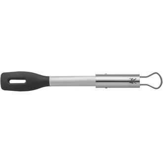 WMF Pince de service pour barbecue, 32,5 cm, en acier inoxydable Cromargan, avec tête en plastique, petite pince à barbecue pour steak, poisson, légumes, 