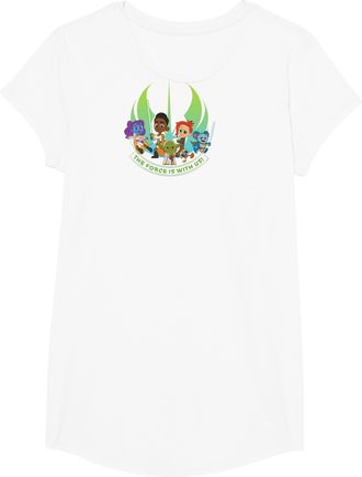 Star Wars Young Jedi Adventures Group The Force Is With Us! T-Shirt