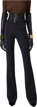 Elisabetta Franchi Damen, Hosen, Schwarzk, MGröße