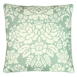 Riva Paoletti Melrose Federgefüllte Kissen, Polyester, Sage, 50 x 50cm