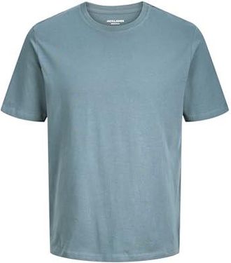 Jack & Jones Male Einfarbig Jjeorganic T-Shirt Basique SS col Rond Noos, tempête, S Hommes