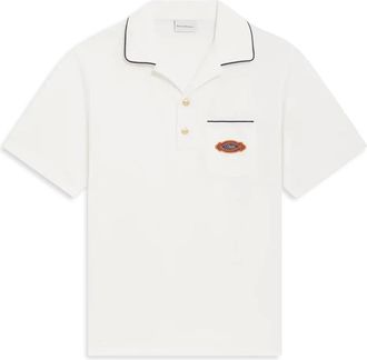 Dr&ocirc;le de Monsieur Homme, Tops, Blanc, Taille: S Polo Brod&eacute;