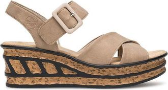 Rieker Sandalen 68163-62 Beige