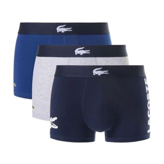 Lacoste Homme, Sous-v&ecirc;tements, Multicolore, Taille: XL Tripack Boxer Coton Stretch
