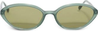 Mykita Toto Sonnenbrille mit ovalem Gestell - Grün