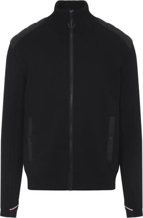 Moncler Homme, Pulls, Noir, Taille: S Grenoble Zip-Up Cardigan